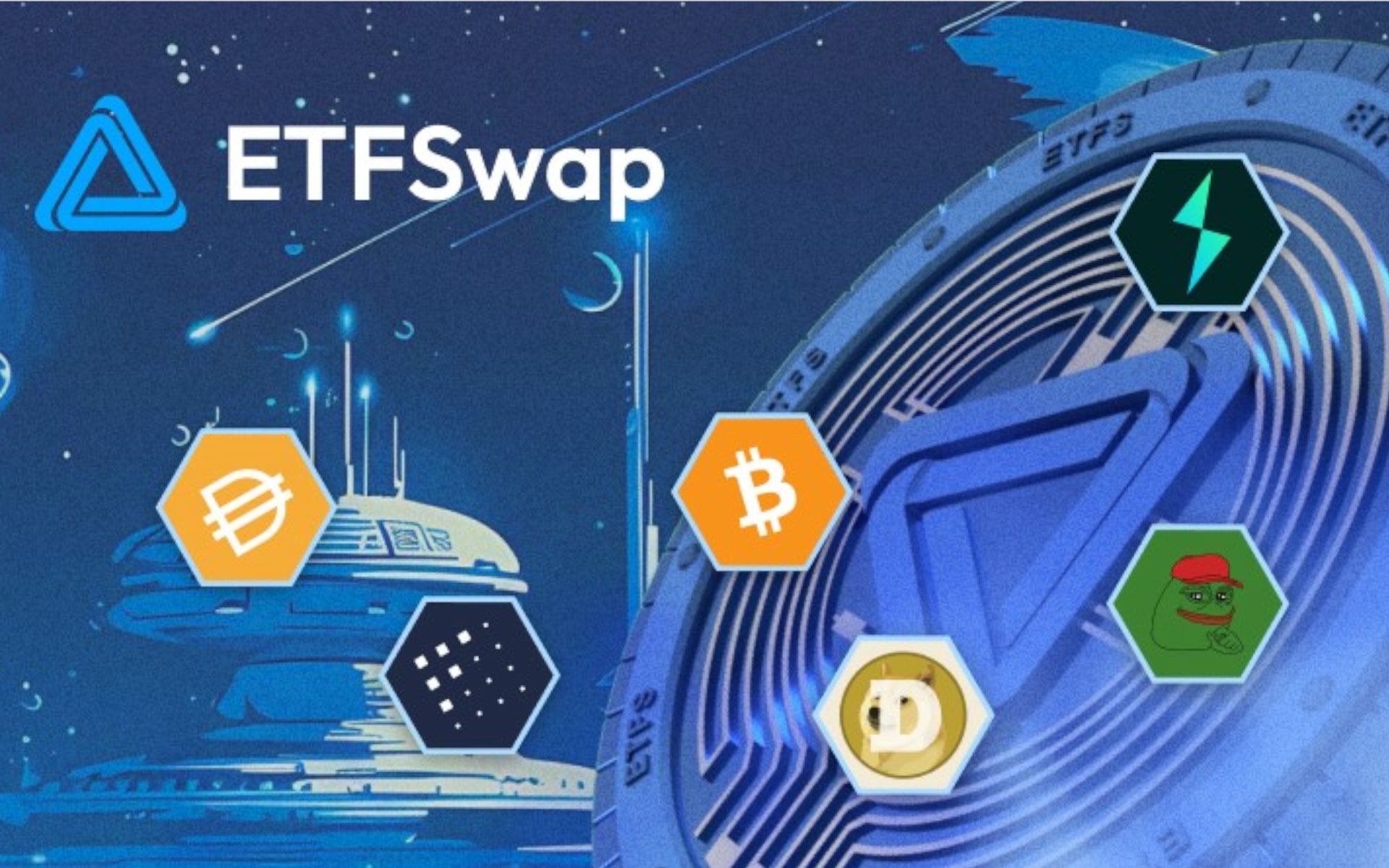 Az ETFSwap (ETFS) a Solana (SOL), a Shiba Inu (SHIB) és a Dogwifhat (WIF) tovább erősödnek